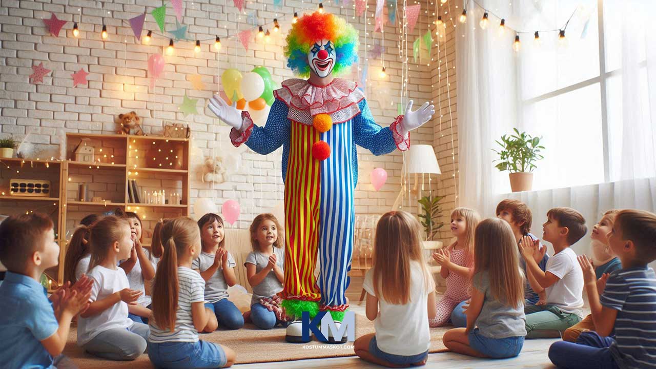 Kostum Badut Dewasa untuk Berbisnis Pertunjukan Badut